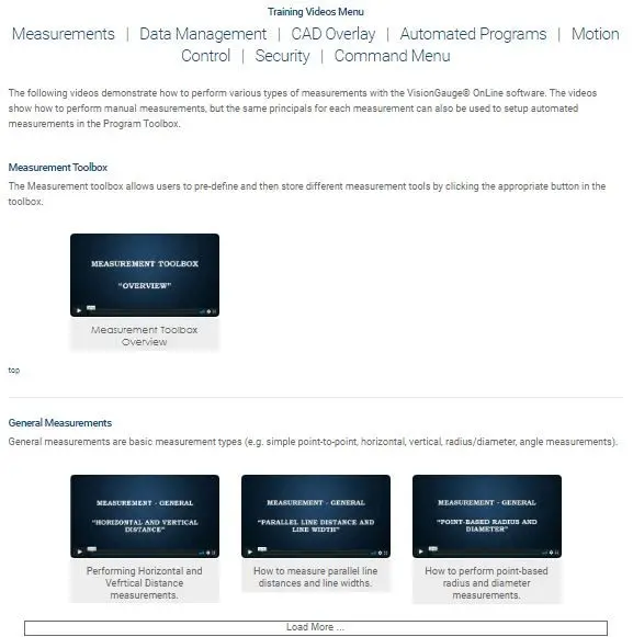 New Software Training Videos by VisionGauge® - Learn More